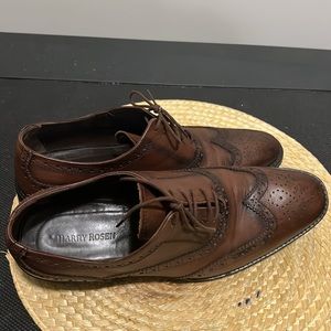 Harry Rosen | Shoes | Harry Rosen Leather Oxford Wingtip Dress Shoes ...